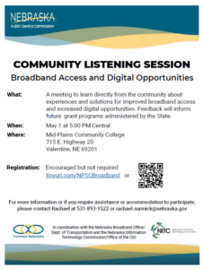 COMMUNITY LISTENING SESSION – Visit Valentine